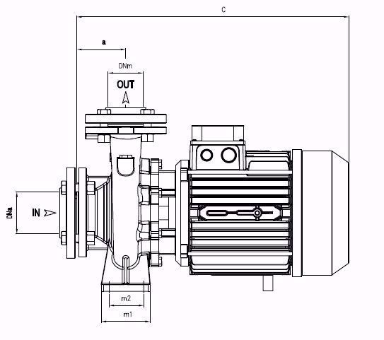 FORAS MN32-200A V.380 ELETTROPOMPA CENTRIFUGA NORMALIZZATA | LP Shop