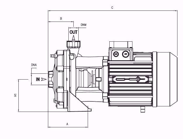FORAS KB160/1T V.380 ELETTROPOMPA CENTRIFUGA | LP Shop